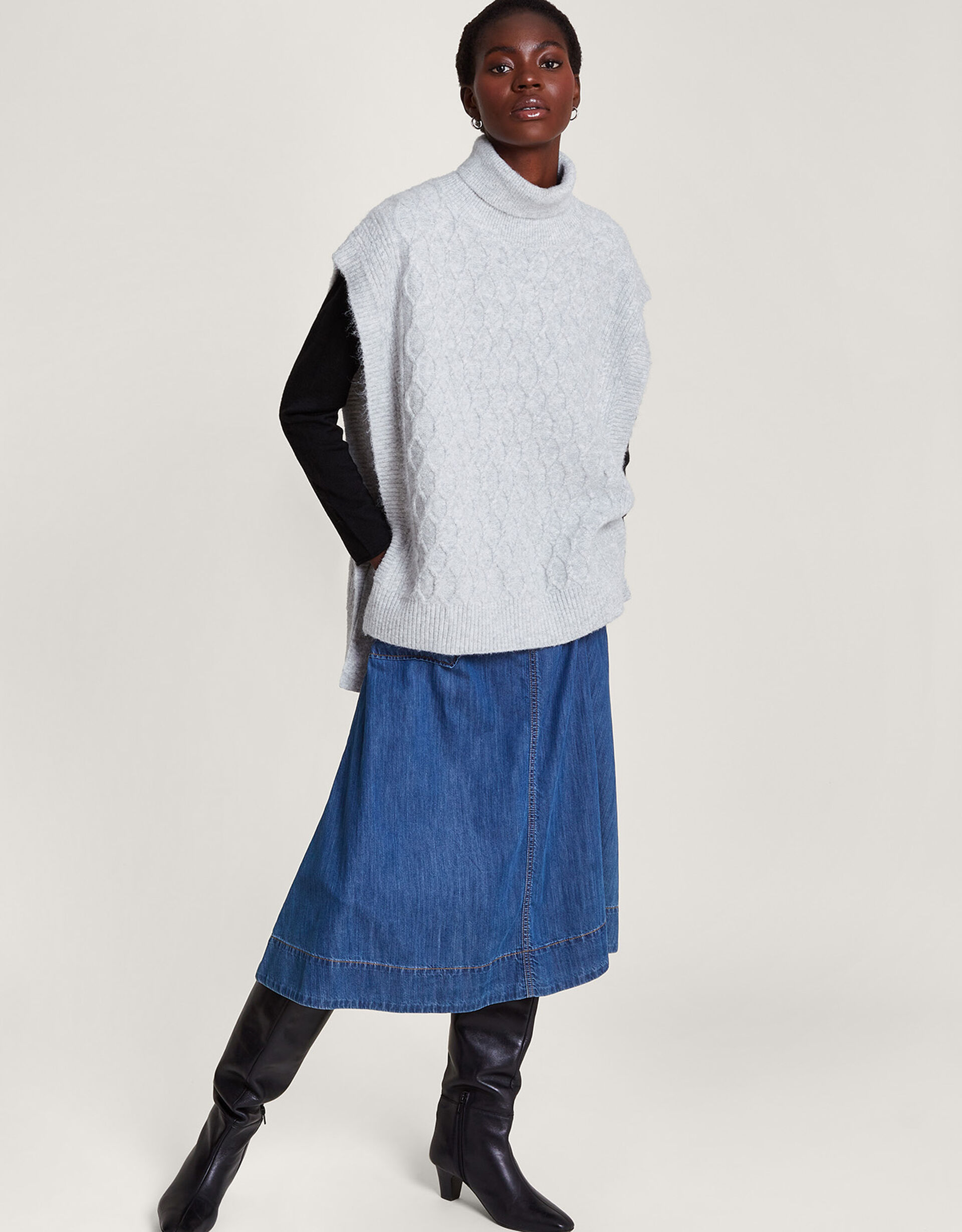 Tie Knit Tabard | Ponchos | Monsoon UK.