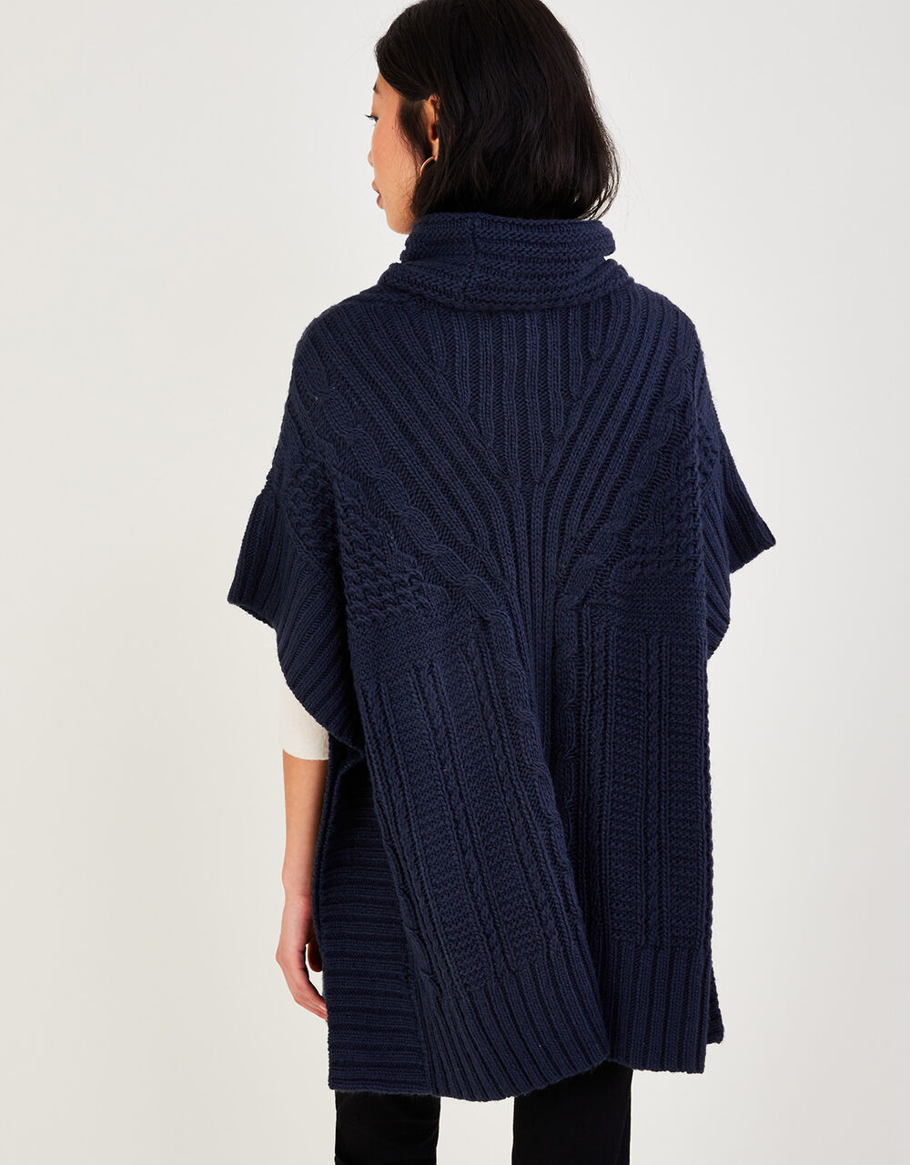 Cowl Neck Poncho | Ponchos | Monsoon UK.