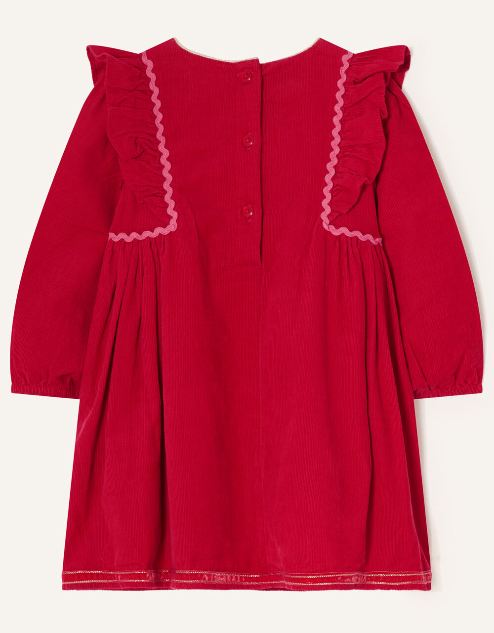 Baby Robin Cord Dress Red | Baby Girl Dresses | Monsoon UK.