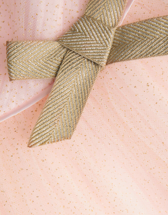 Beau Roses Glitter Dress Pink | Girls' Dresses | Monsoon UK.