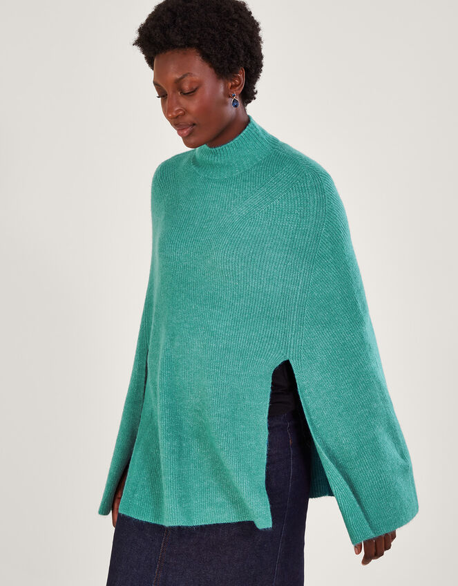 Ribbed Poncho