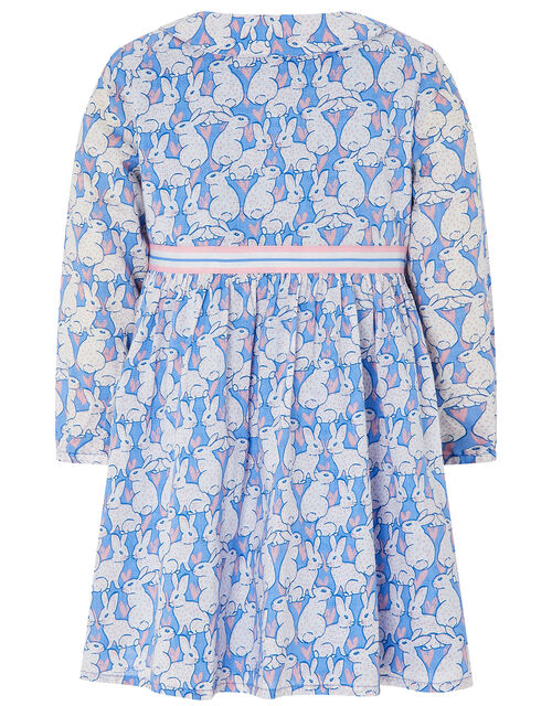 S.E.W Baby Uma Bunny Rabbit Dress Blue | Baby Girl Dresses | Monsoon UK.