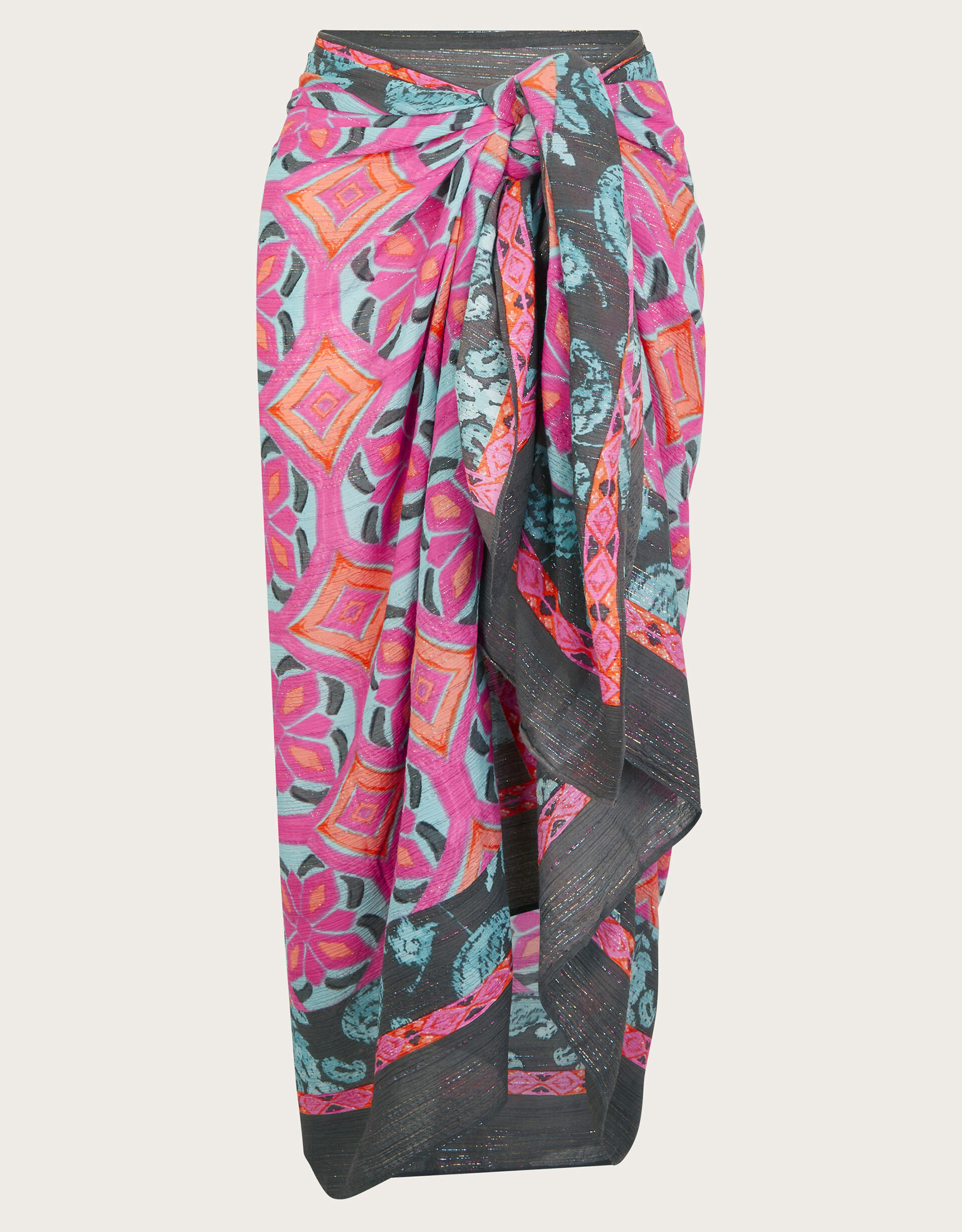 Tile Print Sarong | Accessories | Monsoon UK.