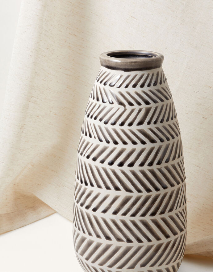 Geometric Ceramic Vase