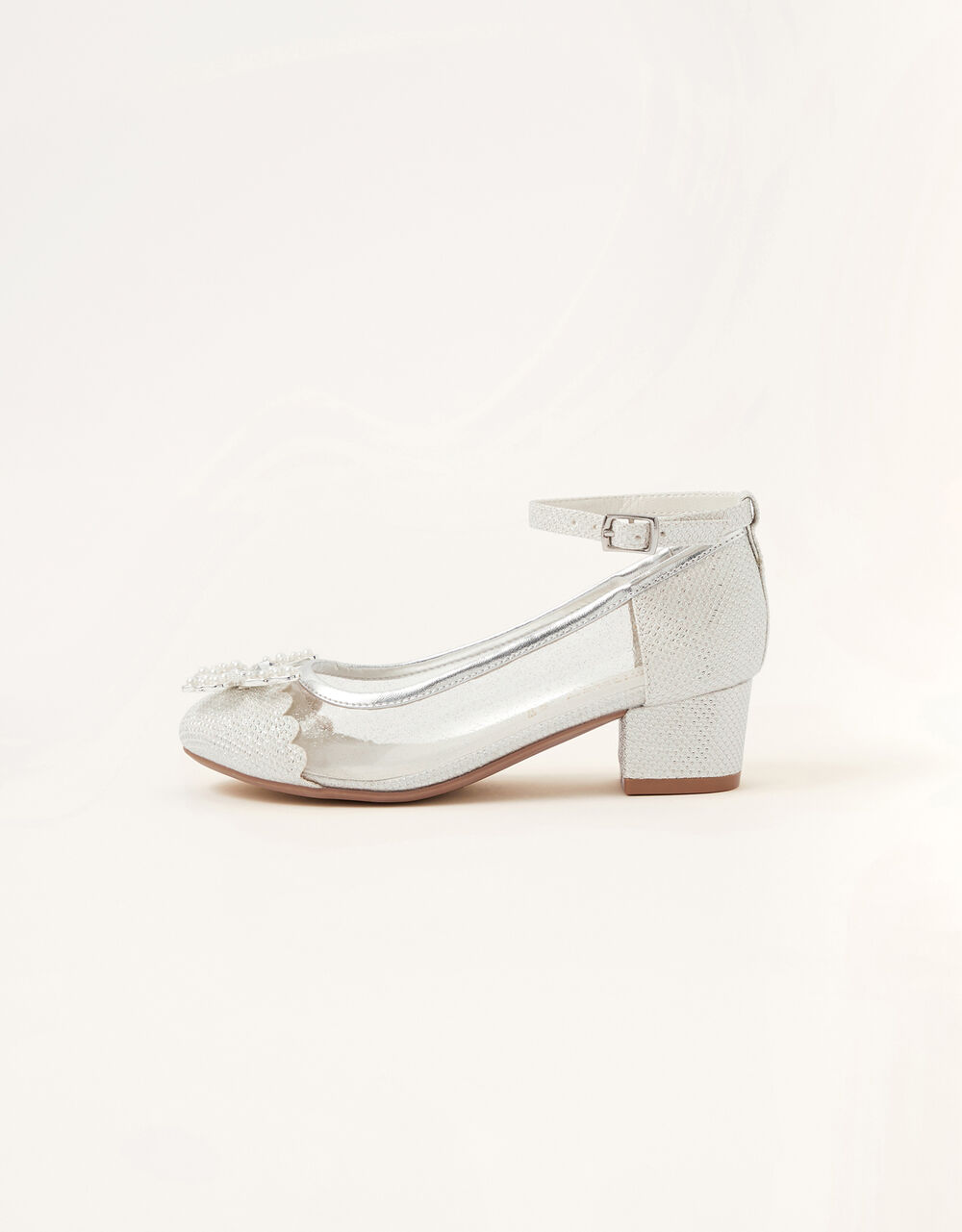 Butterfly Princess Heels Silver