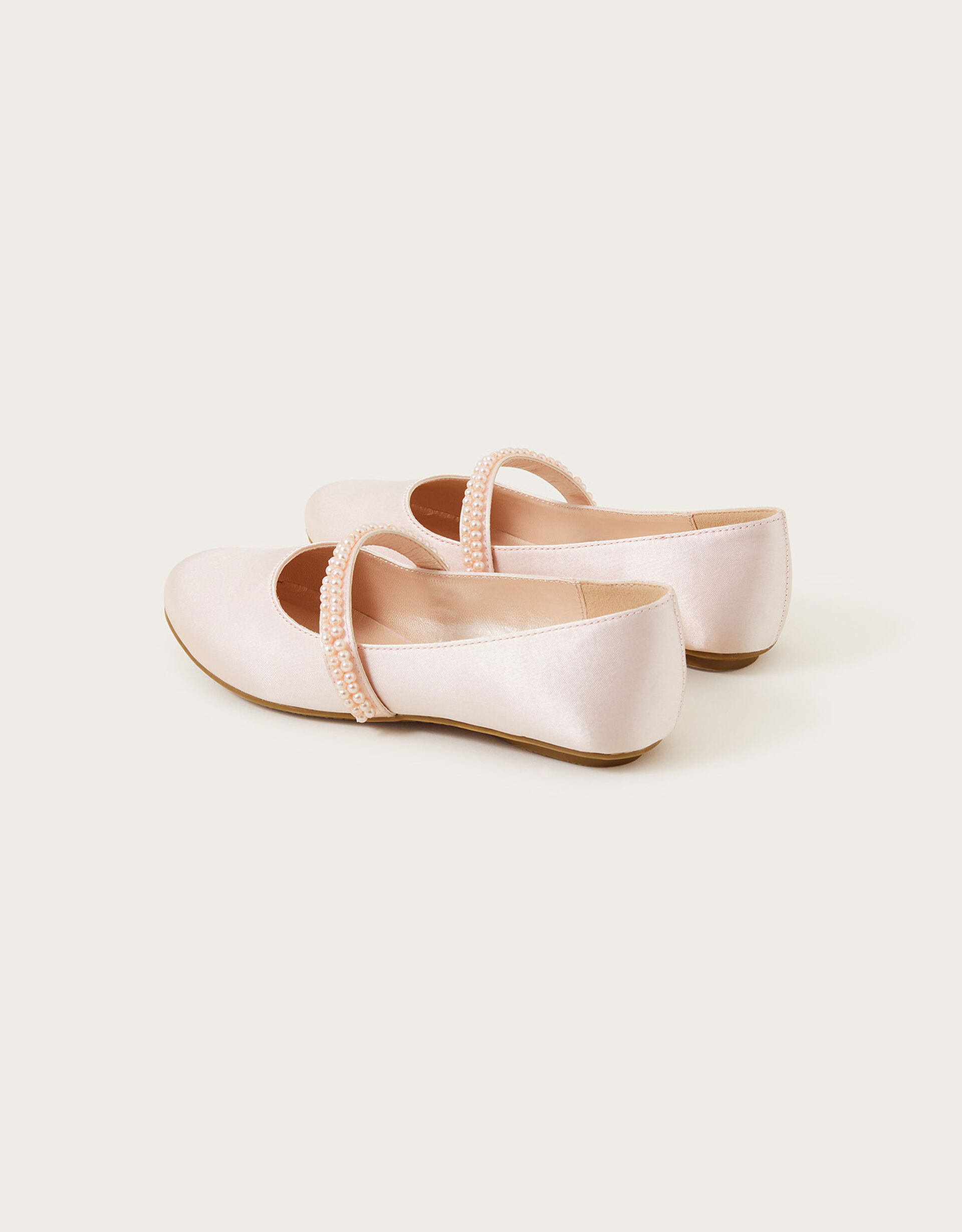 Pearl Ballerina Flats Pink