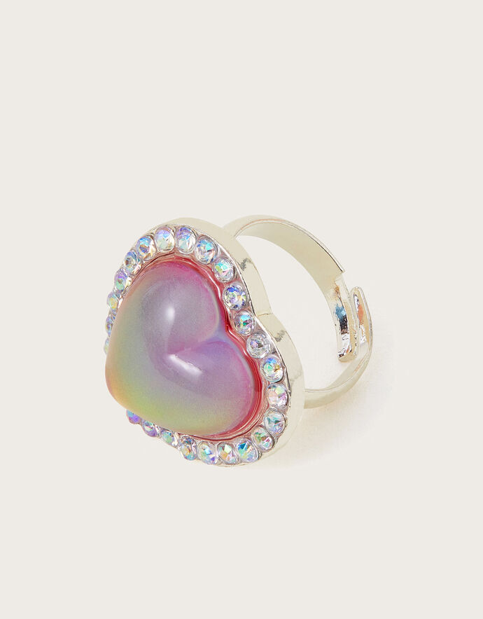Diamante Heart Mood Ring | Accessories | Monsoon UK.