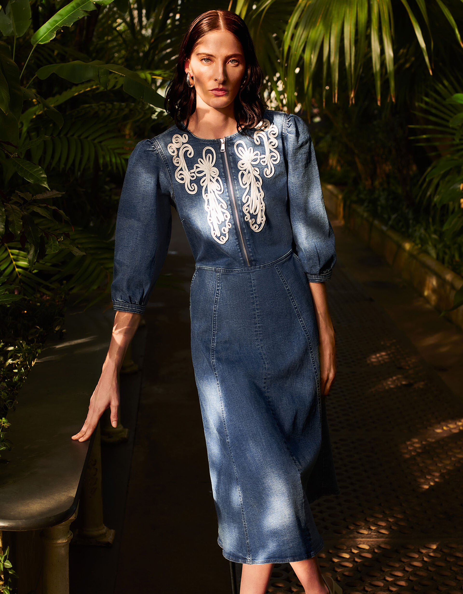Kaia Cornelli Dress Blue | Day Dresses | Monsoon UK.