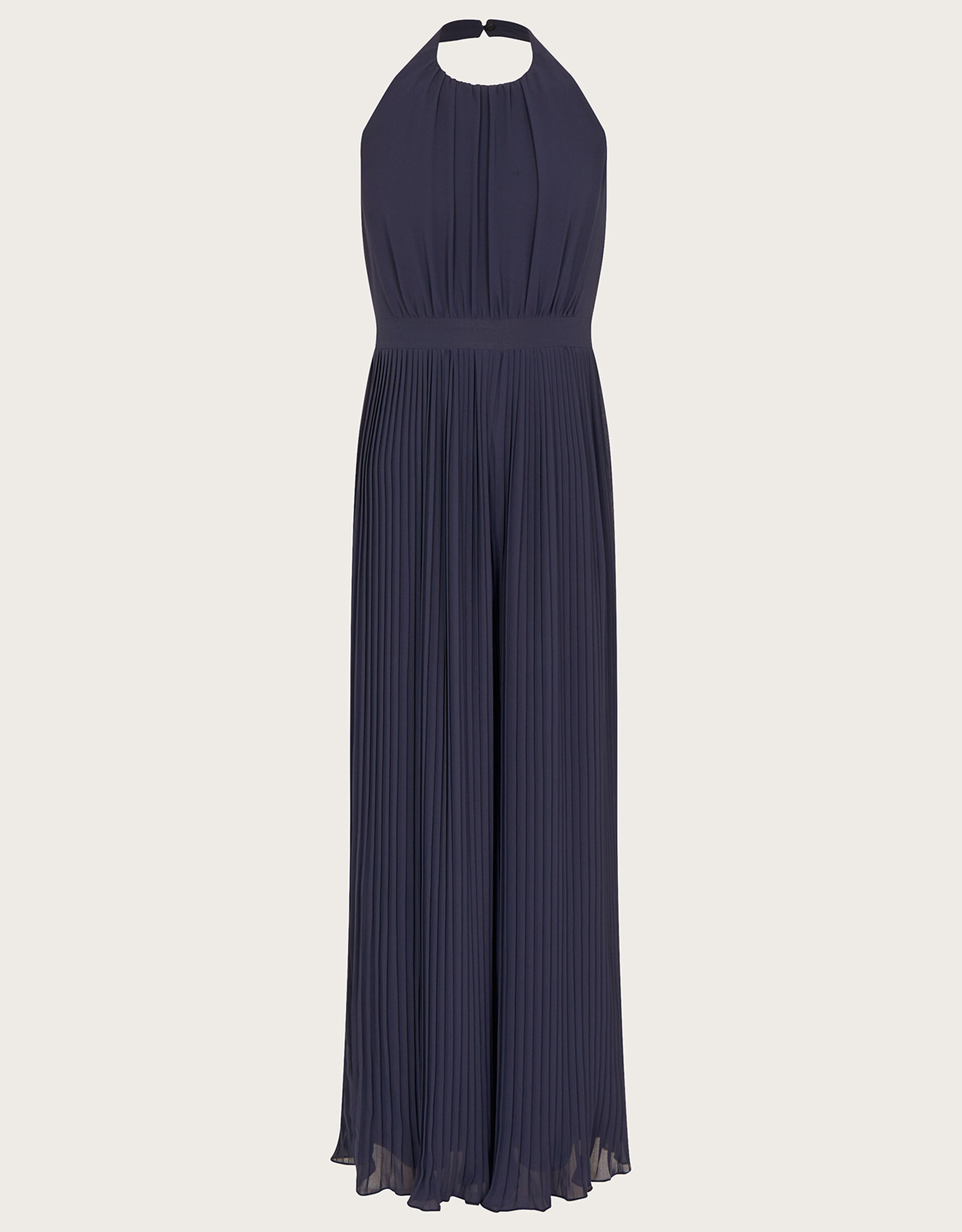 Hallie Halter Neck Prom Jumpsuit Blue | Girls' Dresses | Monsoon UK.