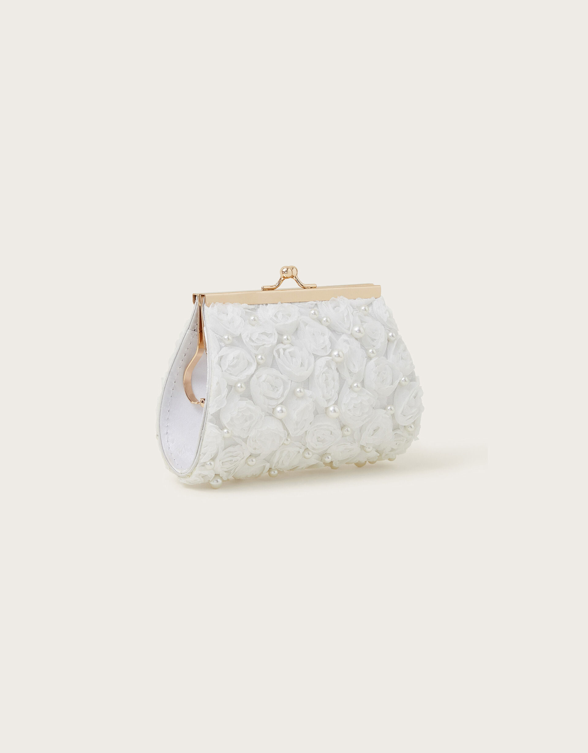 Rosette Pearl Bag | Accessories | Monsoon UK.