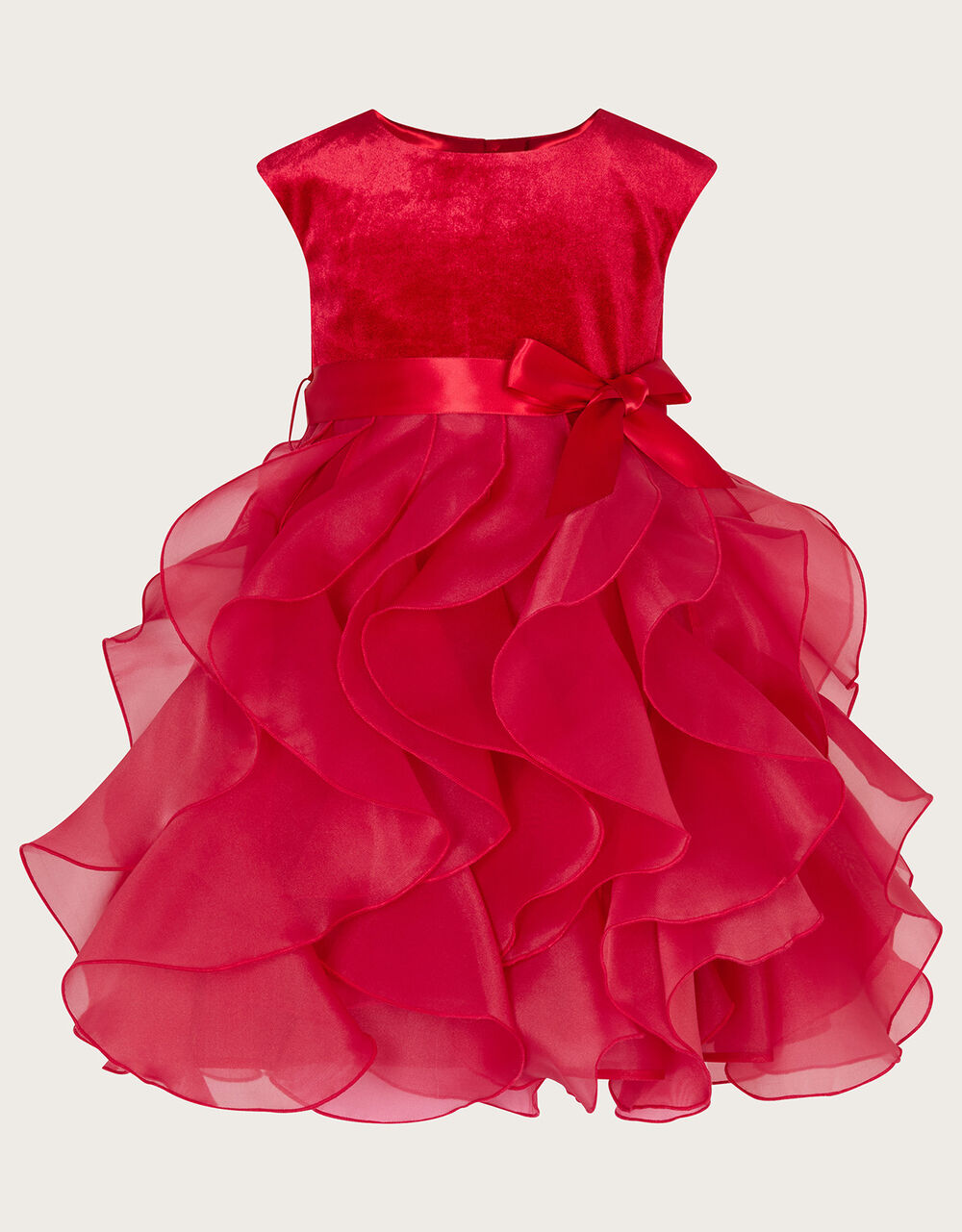 Baby Velvet Cancan Dress Red | Baby Girl Dresses | Monsoon UK.