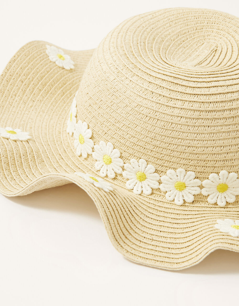 Baby Daisy Floppy Hat Natural
