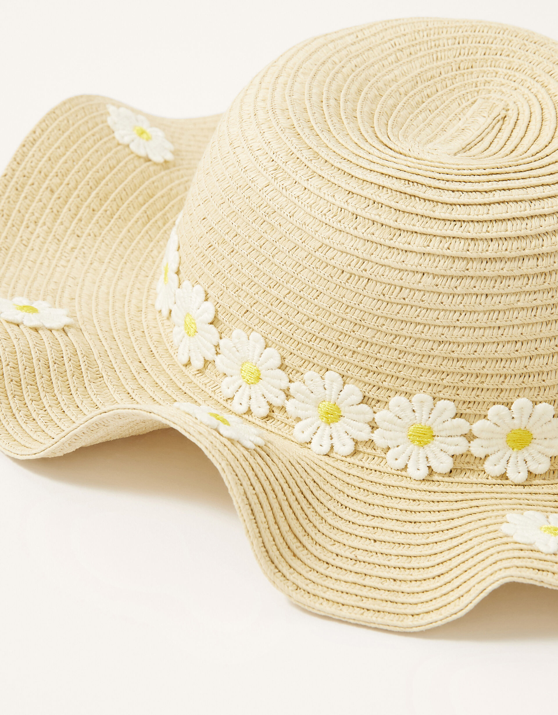 Baby Daisy Floppy Hat Natural