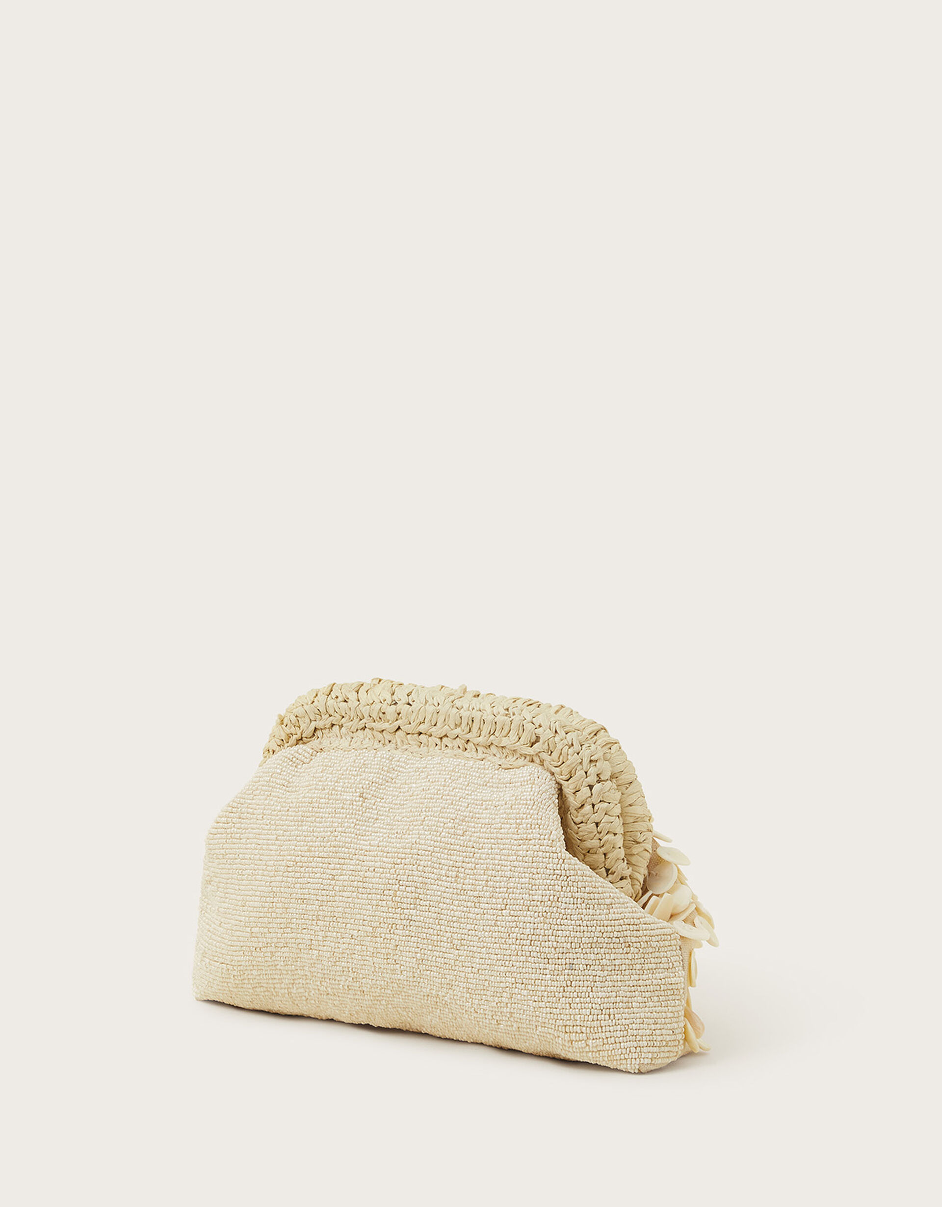 Hand-Beaded Shell Clutch | Bags & Purses | Monsoon UK.