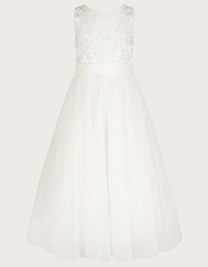 Odette Alice Tulle Maxi Dress Ivory | Girls' Dresses | Monsoon UK.