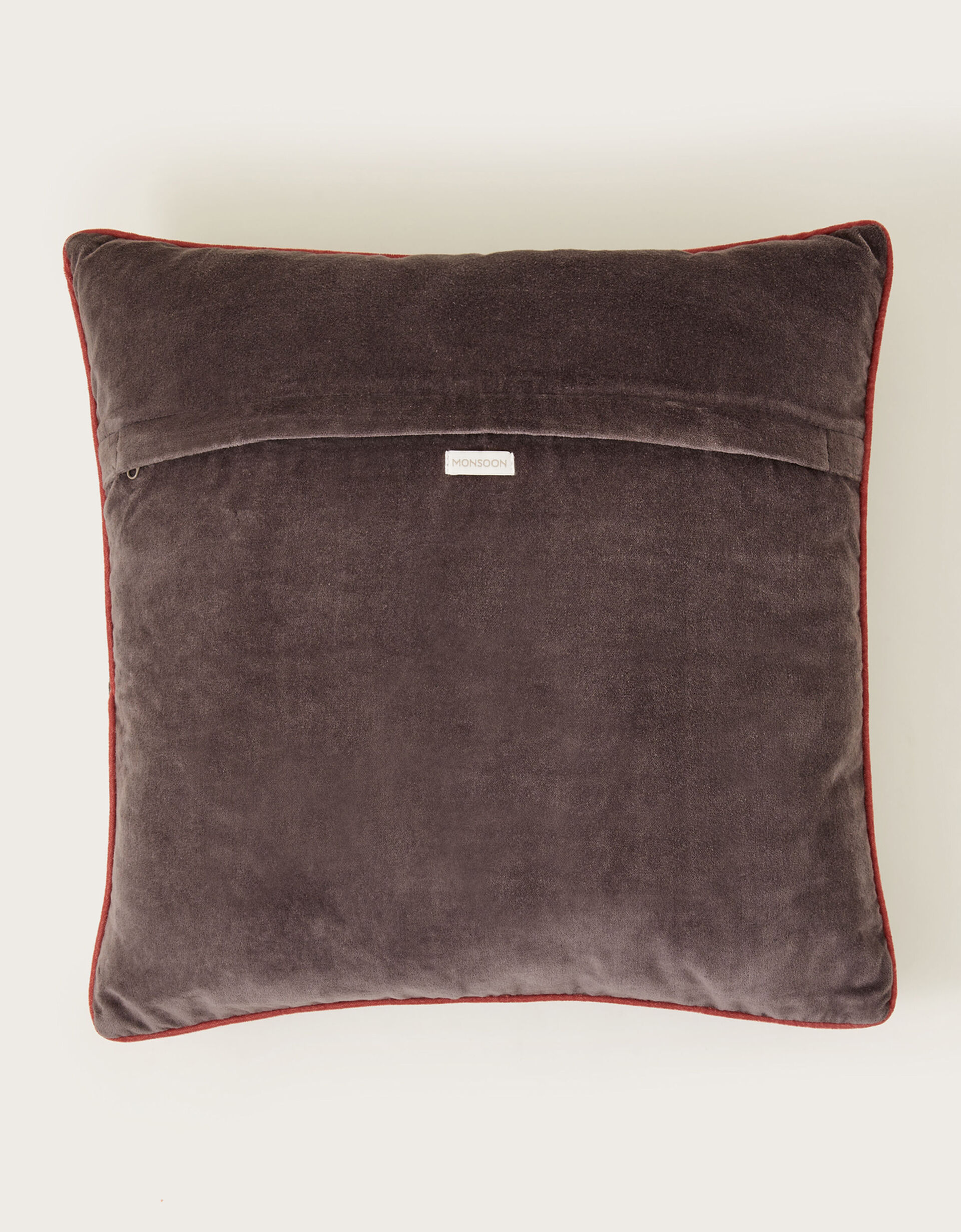 Embroidered Paisley Cushion