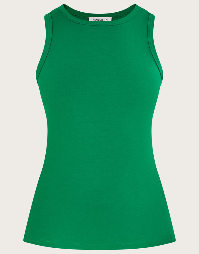 Jersey Cami Tank Top With Lenzing™ Ecovero™ Green Vests Camisoles
