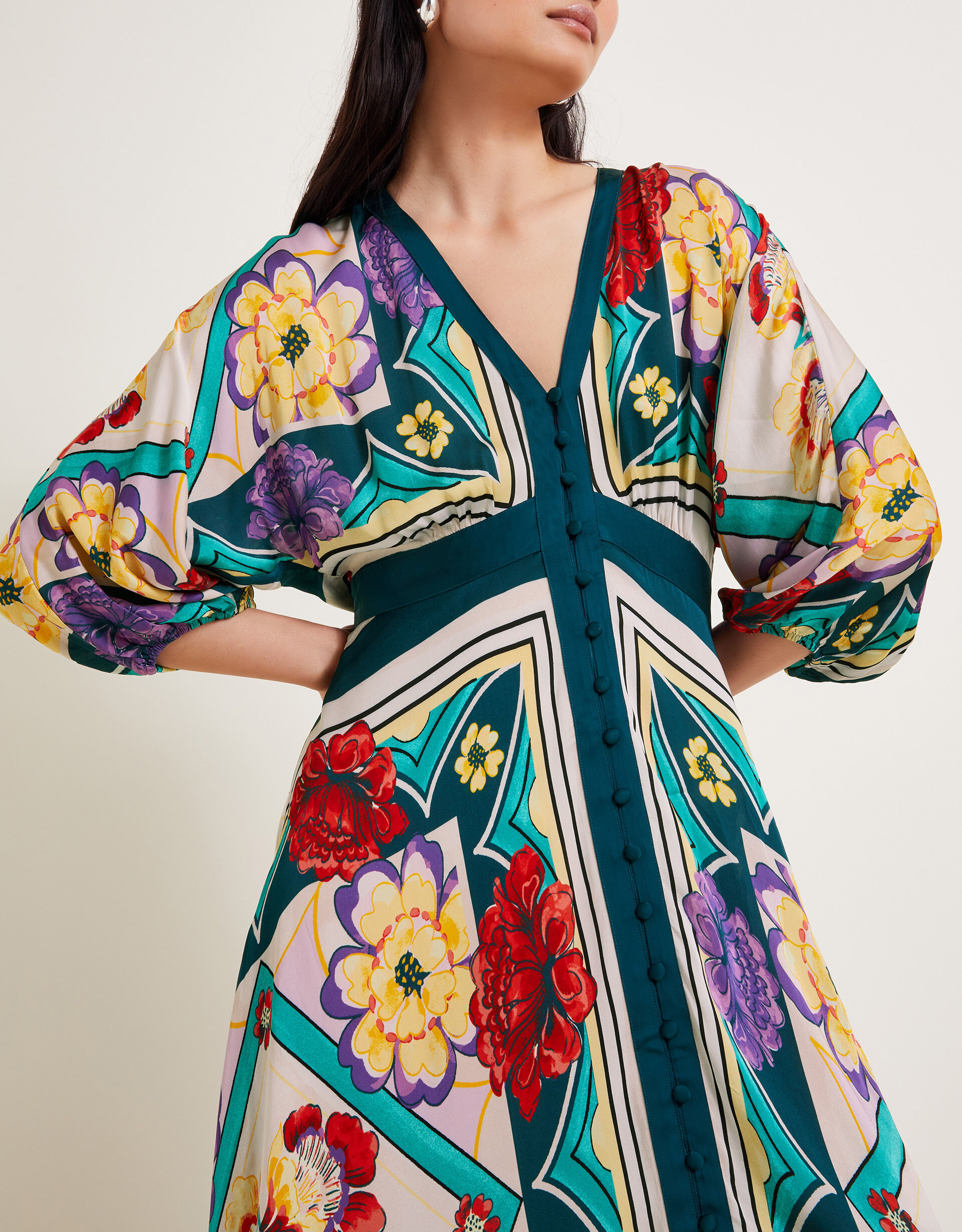 Shibby Tea Dress Teal