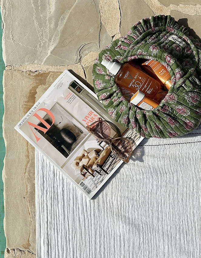 Maison M Quilted Pouch Green