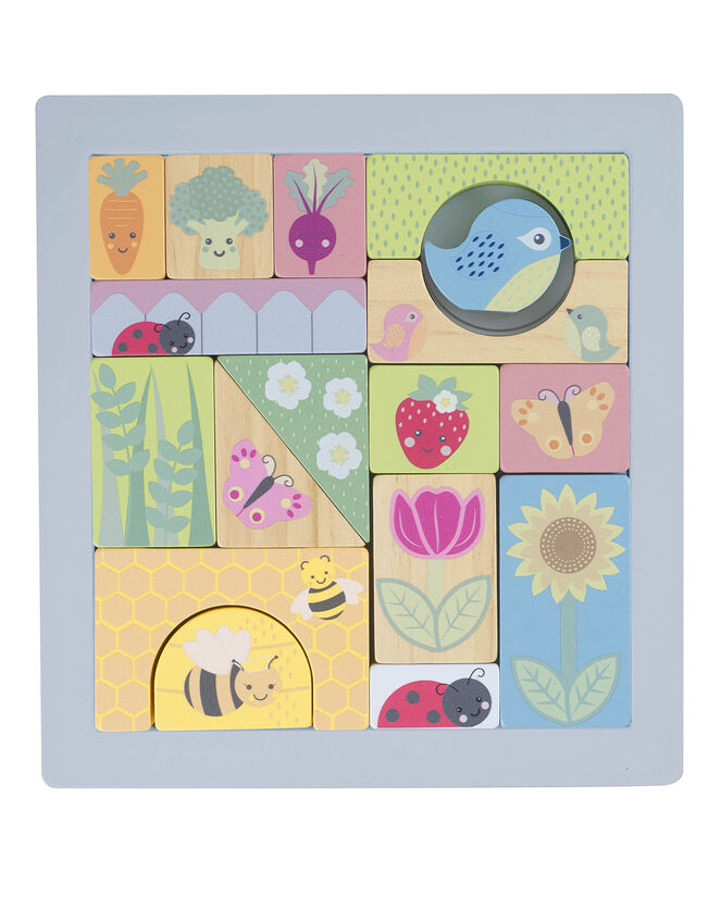 Orange Tree Toys Spring Garden Block Puzzle