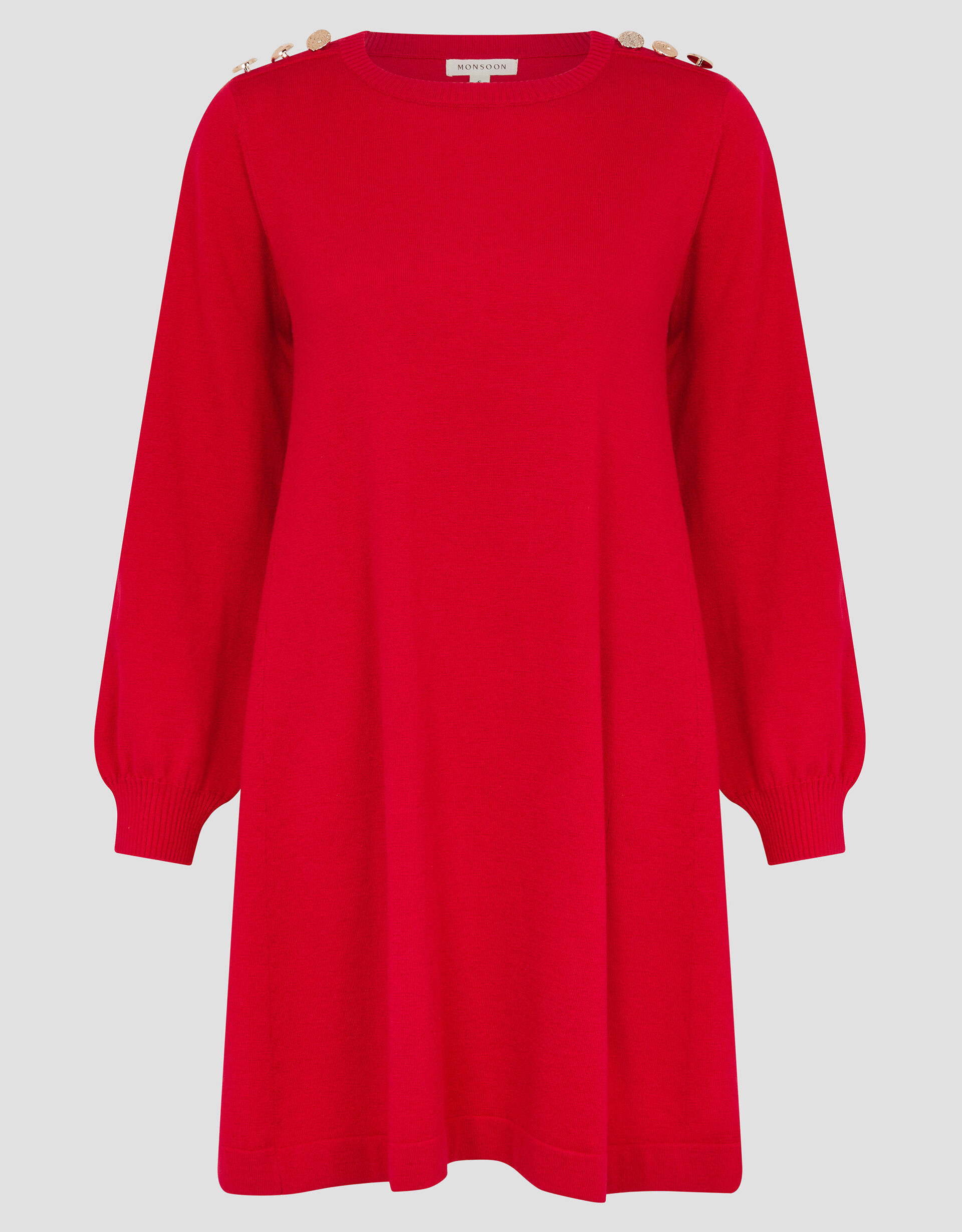 Susie Mini Jumper Dress Red