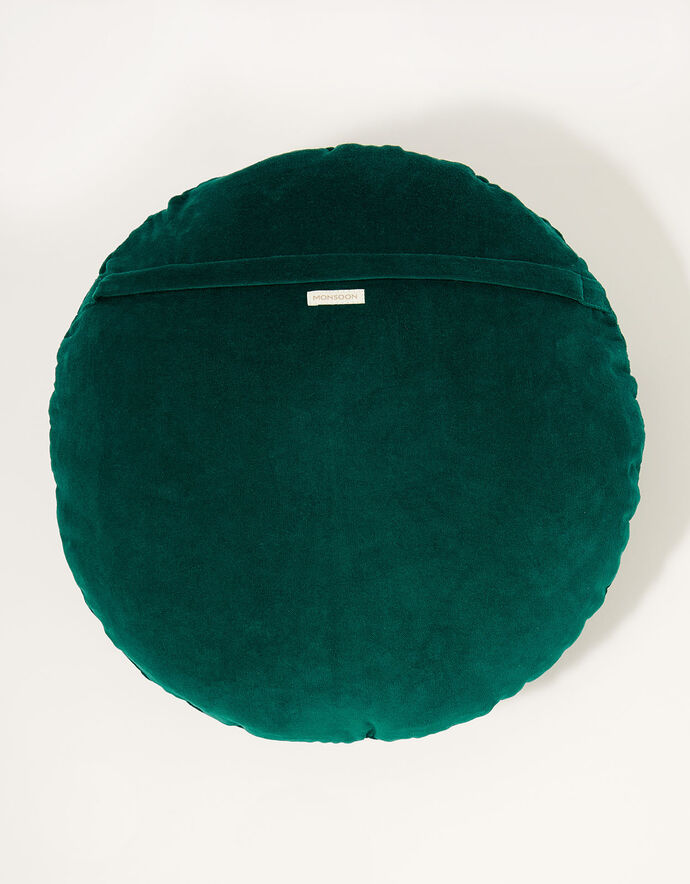 Round Velvet Cushion | Cushions | Monsoon UK.