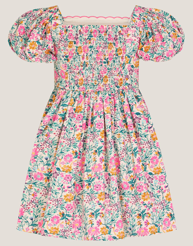 Embroidered Floral Dress Multi | Girls' Dresses | Monsoon UK.