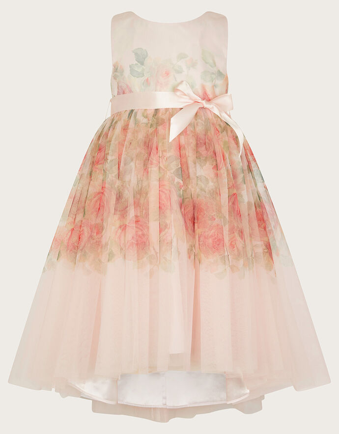Rosie Ribbons Dress Pink | Girls' Dresses | Monsoon UK.