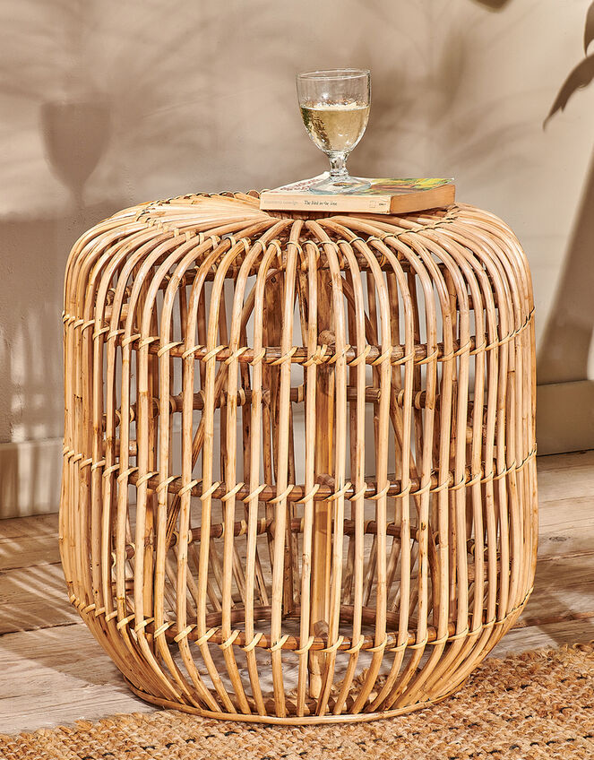 Nkuku Kedarpur Rattan Side Table
