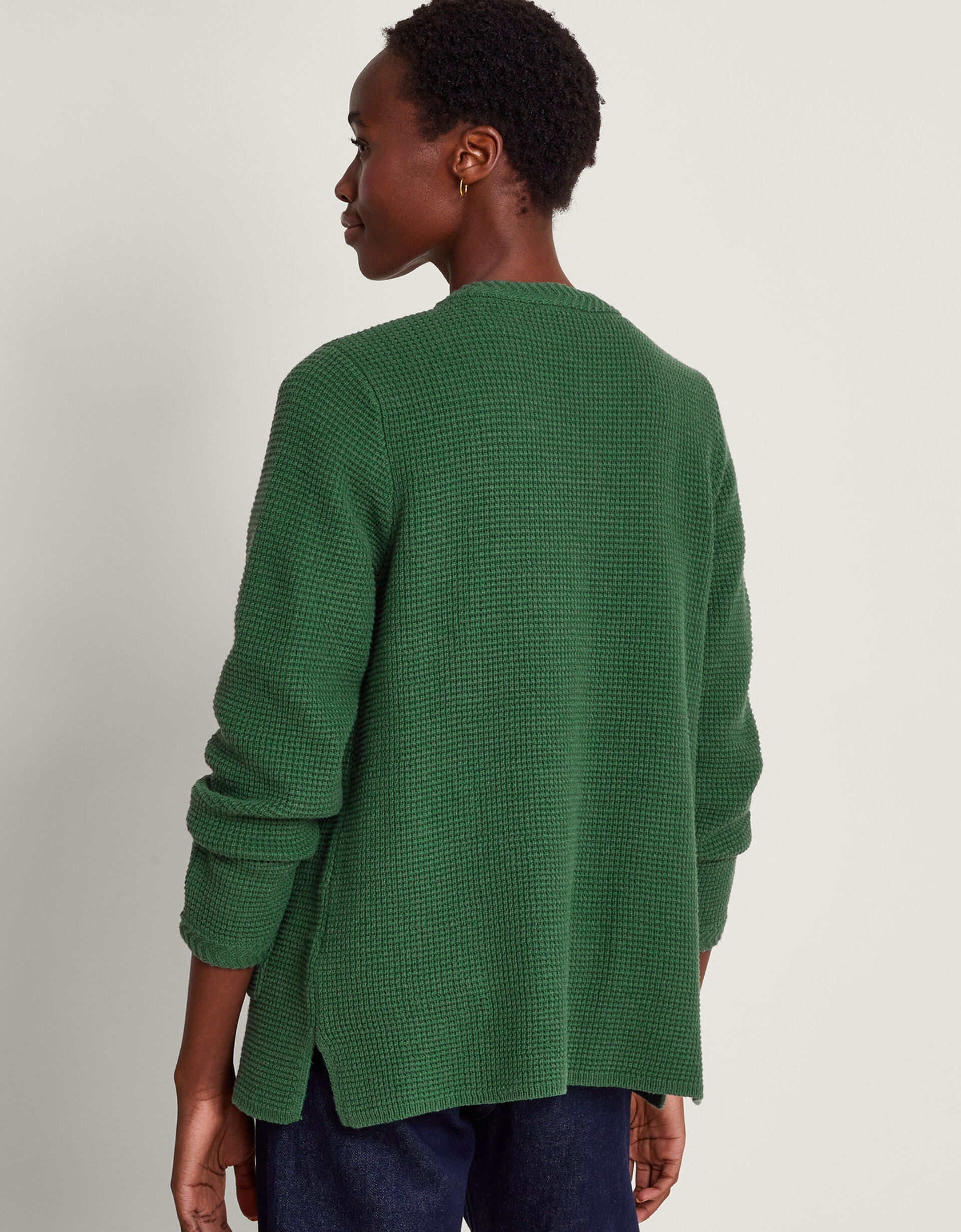 Tabby Textured Cardigan Green | Cardigans | Monsoon UK.