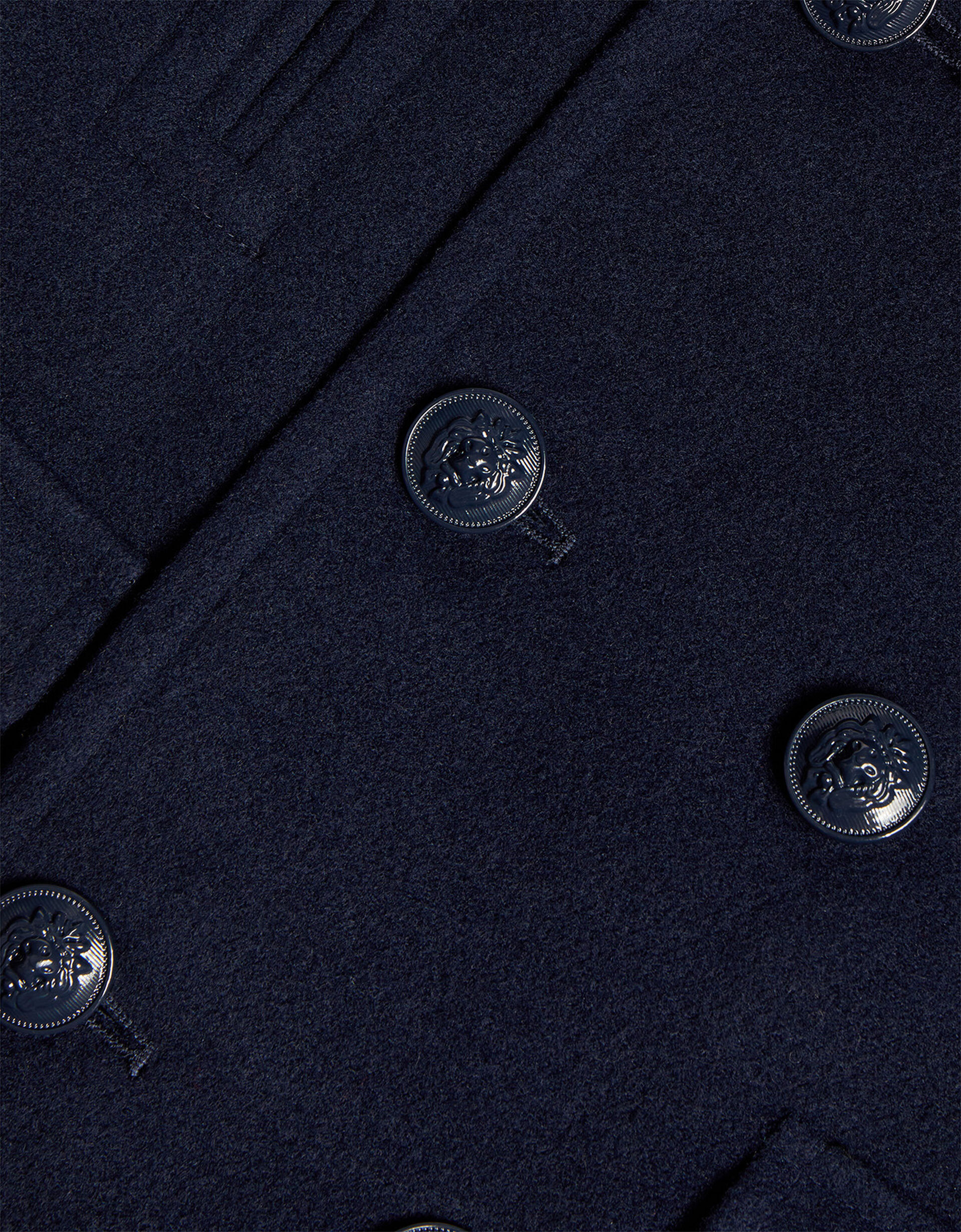 Button Peacoat Blue