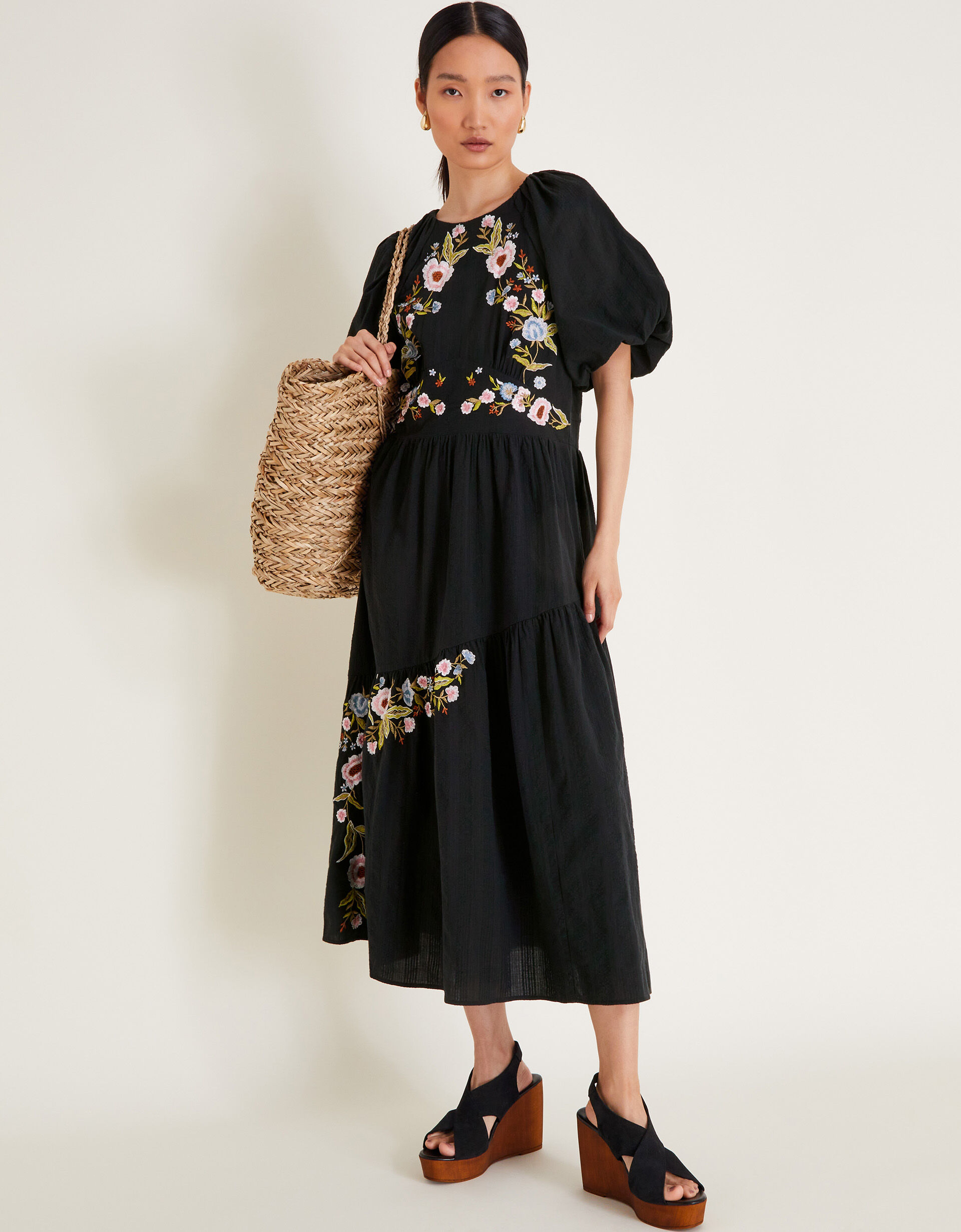 Margot Tea Dress Black