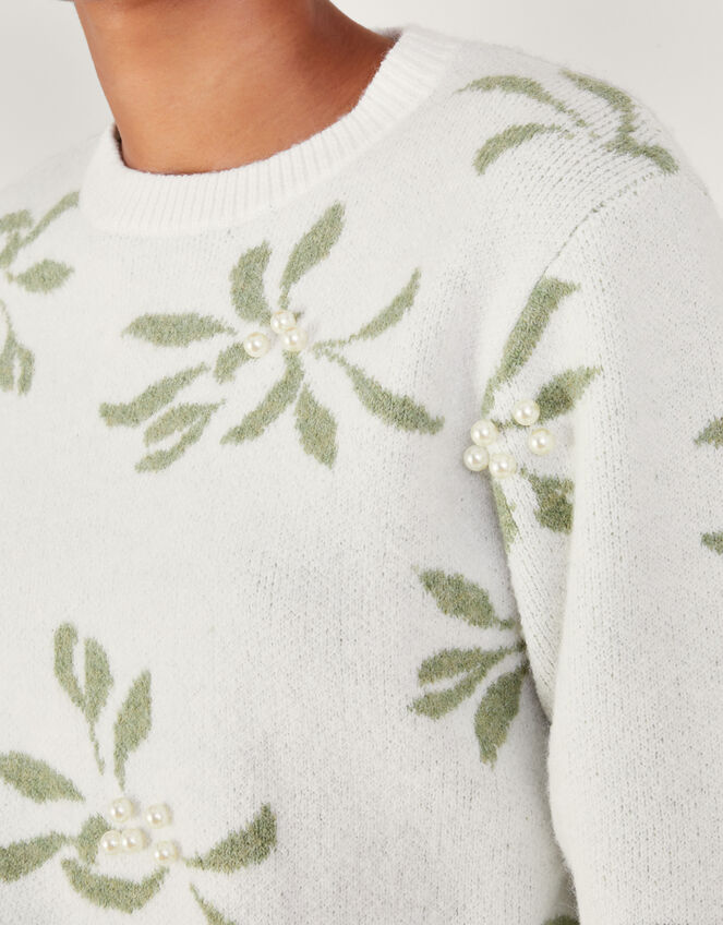 Mia Mistletoe Jumper Ivory