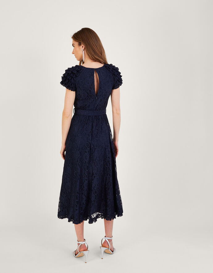 Anneliese Lace Tea Dress Blue