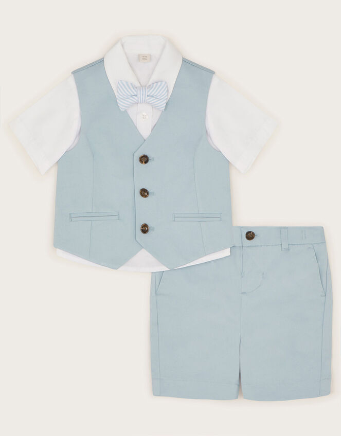 4-Piece Smart Shorts Set Blue | Boys' Suits & Sets | Monsoon UK.